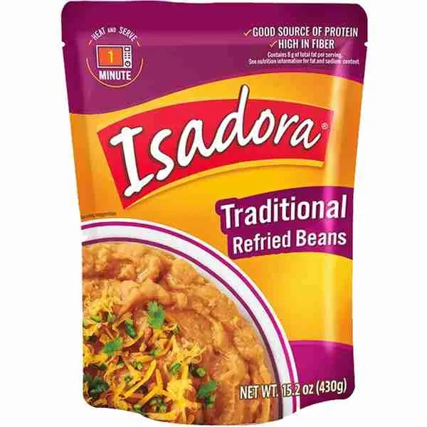 Isadora Beans Tradicional Frijoles Refritos - Tradicional Refried Bean ...