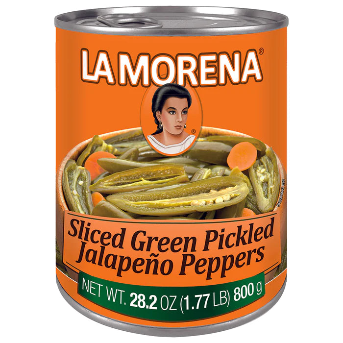 La Morena Chiles Jalapeños Rebanados - Sliced Green Pickled Jalapeño P ...